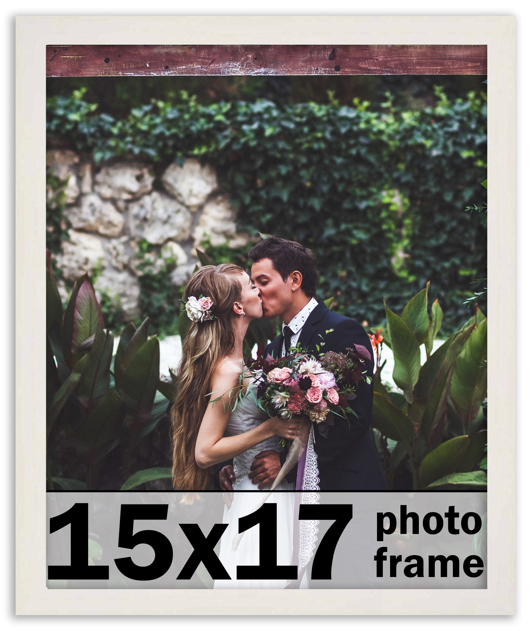 15x17 Frame White Wash Picture Frame - Complete Modern Photo Frame ...