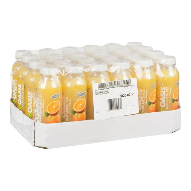 Oasis Orange Juice, 100 Percent, Polyethylene | 300ML/Unit, 24 Units ...