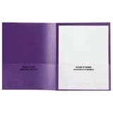 Take Home Folder, Purple, Set of 24 - Walmart.com