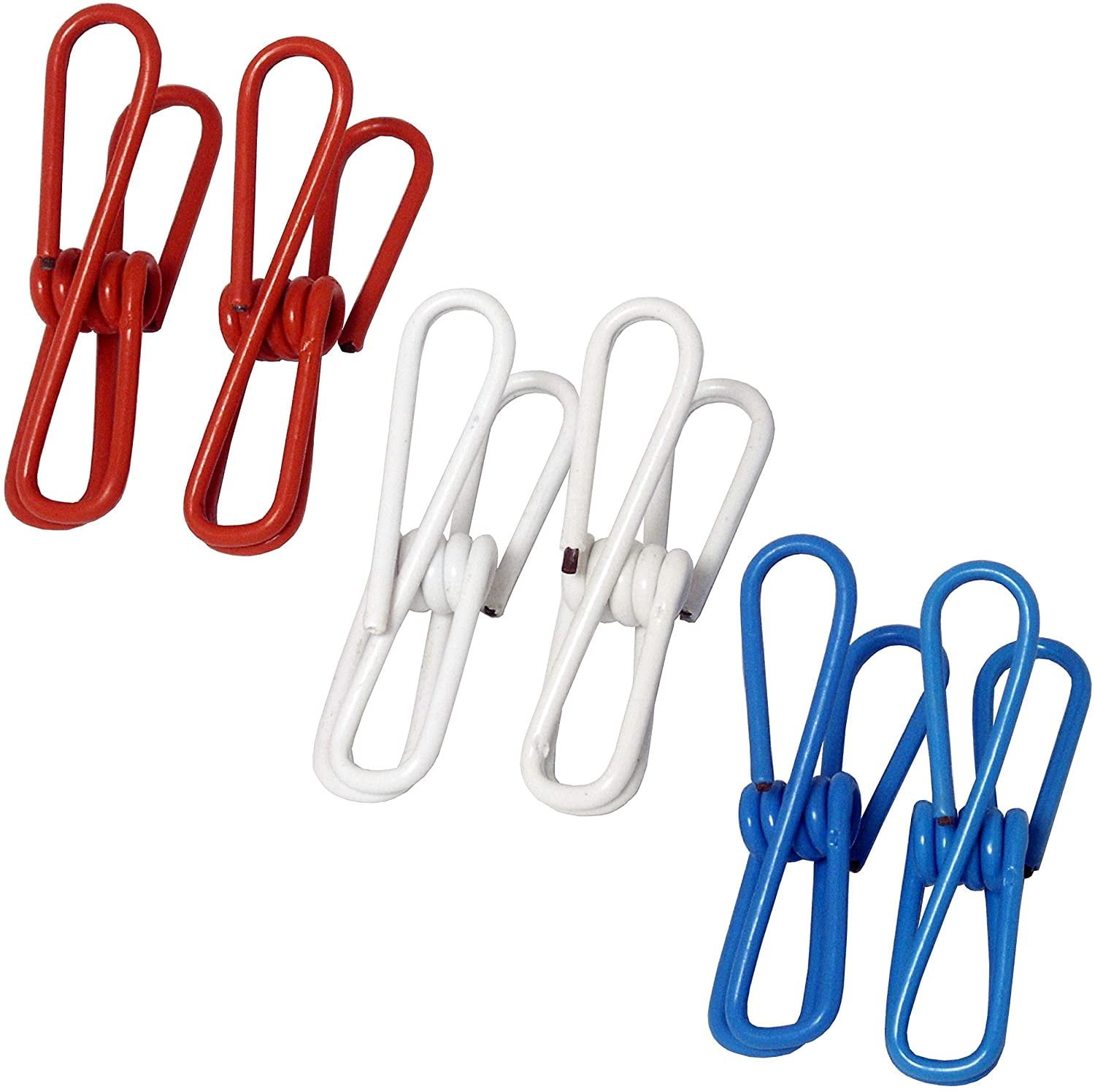 Chef Craft 6pc Durable Metal Wire Clips Set - Great As Food Bag Clips ...