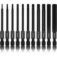 UYGDUY-01148A Hex Allen Power Bit Set, 11-Piece Metric Sizes 1.5mm to ...