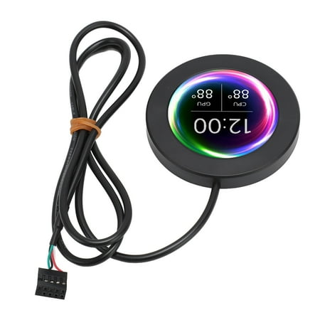 2.1inch AIO Computer Temp Monitor, CPU Cooler LCD Display Screen Upgrade Kit, PC Sensor Panel ...