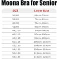 Moona Bra for Senior, Moona Bra - Front Closure Breathable Bra for ...