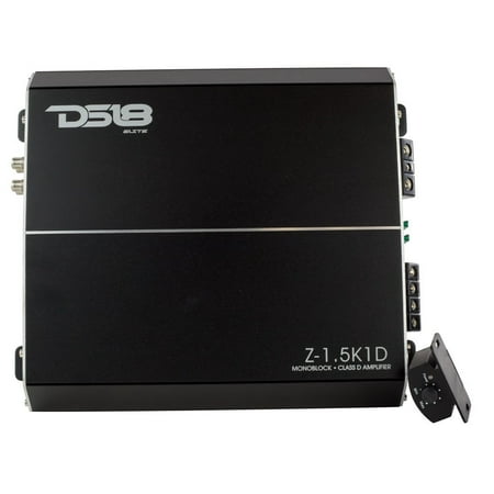 DS18 1500 Watts 1 Channel Monoblock Amplifier Class D Z-1.5K1D Elite ...