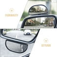 FUTUREORYY Car Mirror Black ABS 2Pcs Rear Driving - Walmart.com