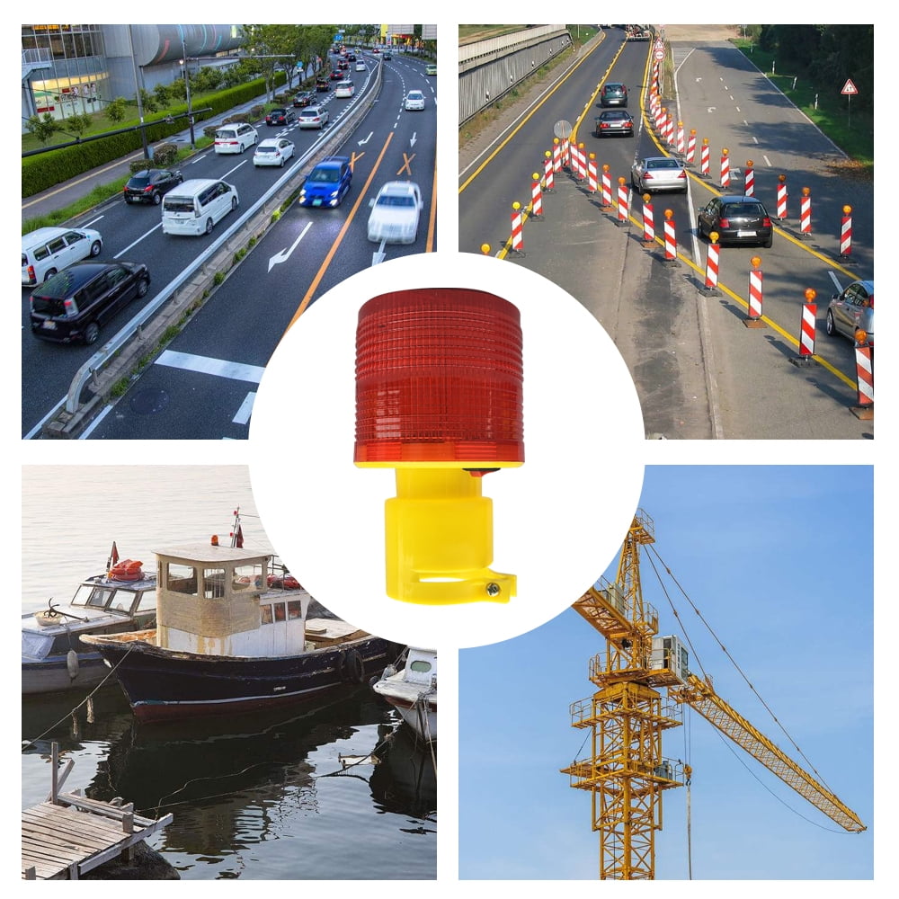 Buy Labymos Solar Warning Lights 3pcs Leds Red Solar-powered Warning ...