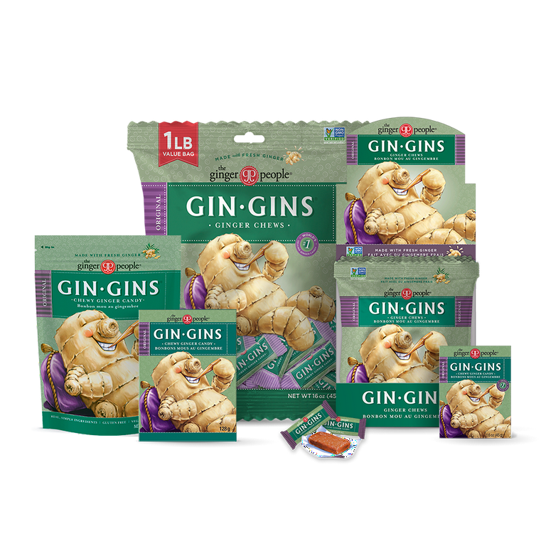 Gin Gins Chewy Ginger Candy Original Bulk Bag 275ct, 42% OFF