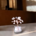 THLKIF Rose Quartz Crystal Money Tree Chakra Gemstone Crystal Tree ...