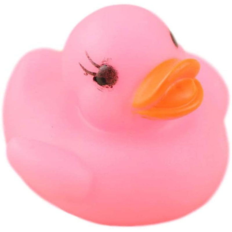 Classic Rubber Duck Bath Toy LED Water Sensor Luminous Duck Floating In ...