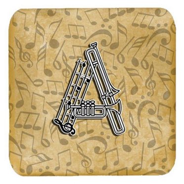Letter M Musical Instrument Alphabet Foam Coasters, Set Of 4 - Walmart.com