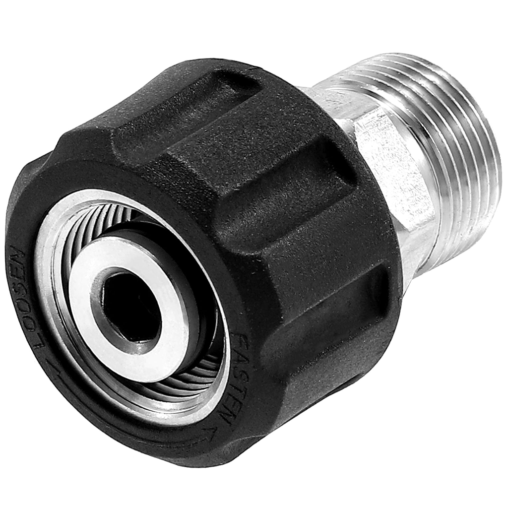 Riwesomey Adaptador para lavadora a presión Adaptador métrico M22-14mm ...
