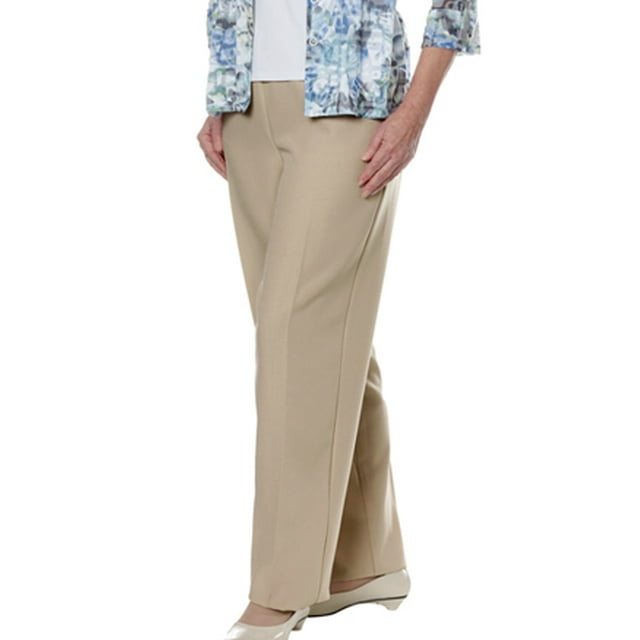 Silvert's Women Open Side Easy Touch Pant, 2XL Plus Size, Beige ...