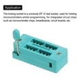 Uxcell Universal IC Test ZIF Socket 16 Pin 2.54mm Pitch for ...