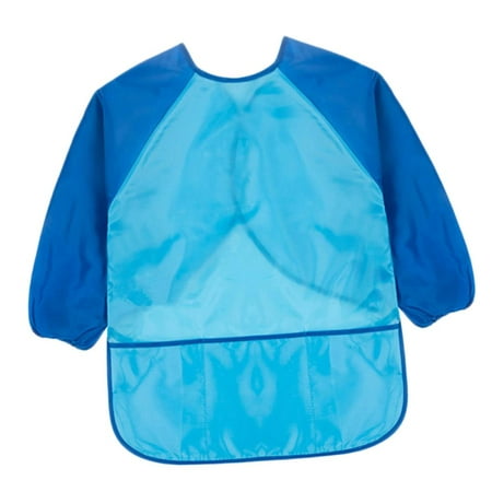 Children' Draw Waterproof Smock Dark L Dark Blue Sleeve L | Walmart Canada