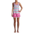 Relaxed Fit High Rise Shorty Short - women's Sleep Shorts - Walmart.com