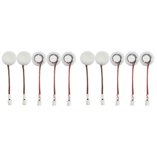 10-Pack 20mm Ultrasonic Mist Maker Fogger Ceramics Discs with Wire and ...