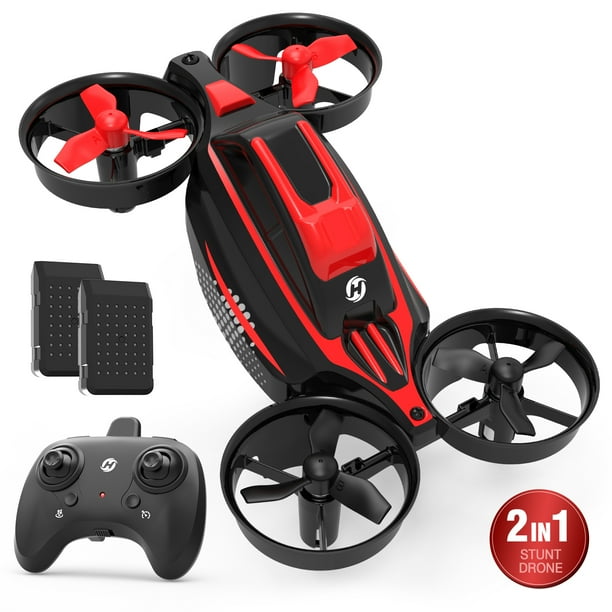 Holy Stone HS210F 2 In 1 RC Drone Flying Car for Kids One Key & Gliding ...