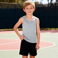 5 Pack Tank Tops for Boys Girls 1-13 Years Soft Cotton Racerback Tanks ...