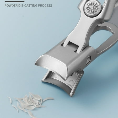 Self-locking Folding Large Mouth Nail Clipper Cutter Anti-splash ...