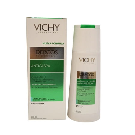 Vichy Laboratories Decros Technique Anti-Dandruff Shampoo Norm-Oily ...