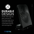 TREVA 5 Inch Portable & Foldable Battery & USB Operated Desk Fan, Two ...