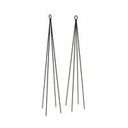 Panacea Contemporary Trellises, Black, 78"H, Pack of 5 - Walmart.com