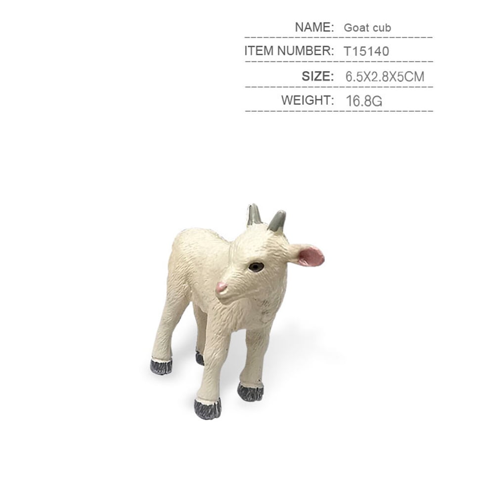 RONSHIN Realistic Goat Model Simulation Animal Action Figures Solid ...