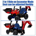 12V Kids Ride on Excavator Digger Toy Cars, JCB Battery Powered ...