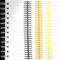 BESTYASH 11Pc Spiral Notebook Binding Coils Multi Color Flexible ...
