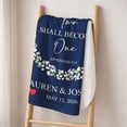 Customizaholic Personalized Wedding Blanket with Names and Date - And ...