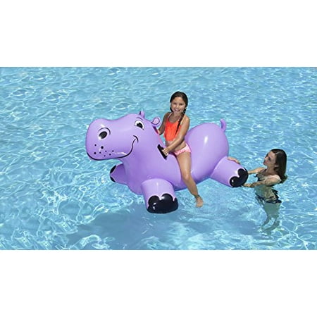 Poolmaster Swimming Pool Float Rider Hippo | Walmart Canada