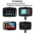 5" Motorcycle GPS Navigation Portable Wireless CarPlay Motorcycle ...