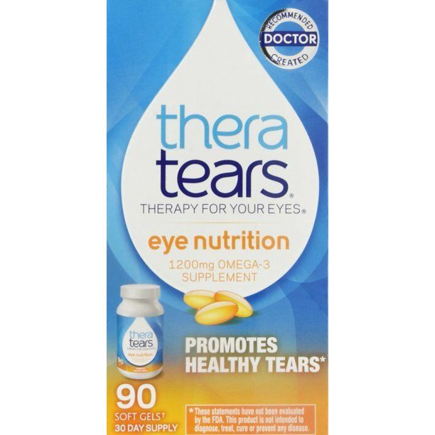 2 Pack - TheraTears Nutrition Dry-Eye Relief Capsules [Omega-3 ...