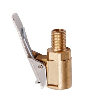 SHTKUYING 2 Pack Tire Air Chucks with Clip Adapter Heavy Duty 8mm Snap ...