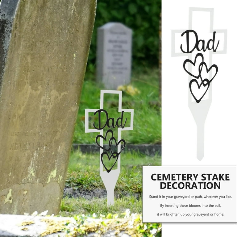 Headstone Decorations For Dad | Shelly Lighting