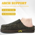 ONCAI Slipper for Men with Arch Support,Cotton-Blend Memory Foam House ...
