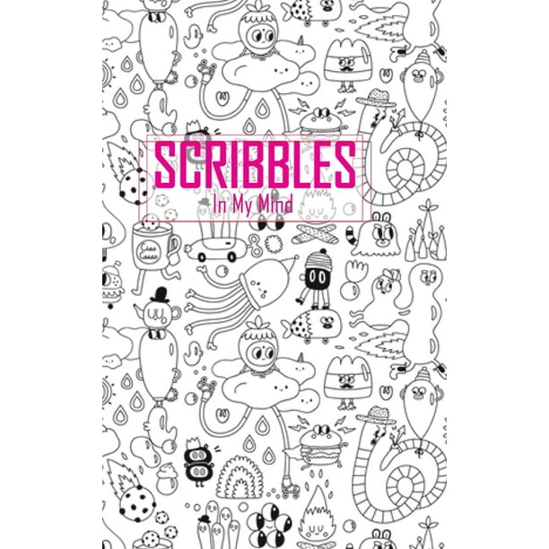 Scribbles Journal, Blank Write-in Notebook. (Hardcover) - Walmart.com ...