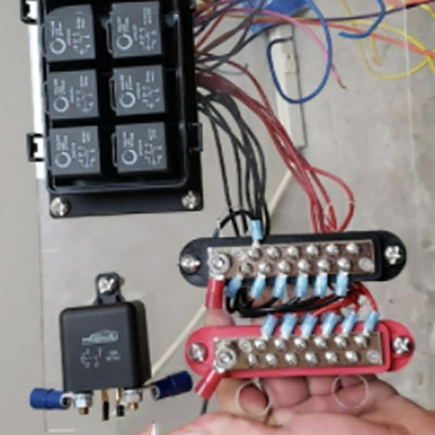 12 Way Bus Bar Auto Marine Boat Power Distribution Terminal Block 150A ...