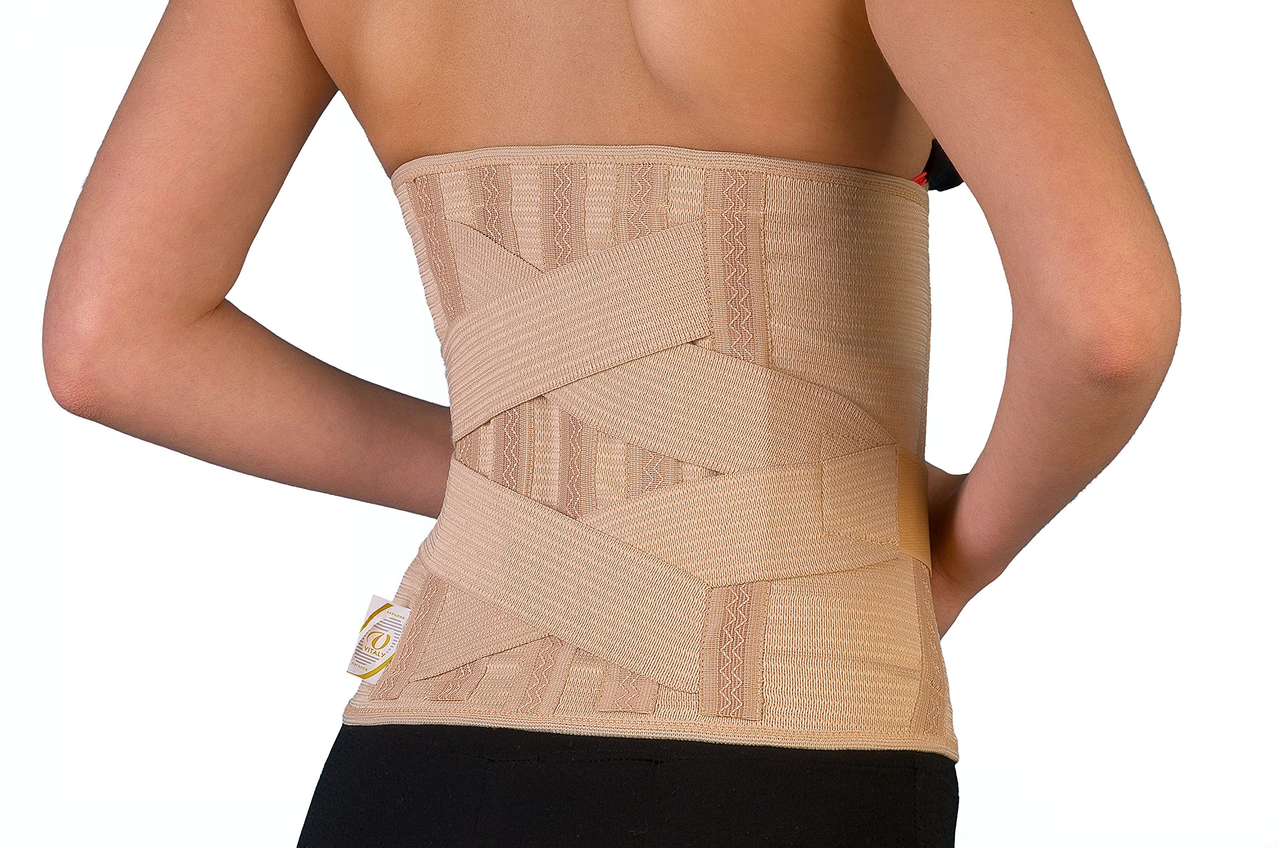Cinturón de soporte lumbar sacro-lumbar de doble tracción con 6 ...