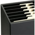 Classic Black Leather Vertical Letter Sorter - Walmart.com