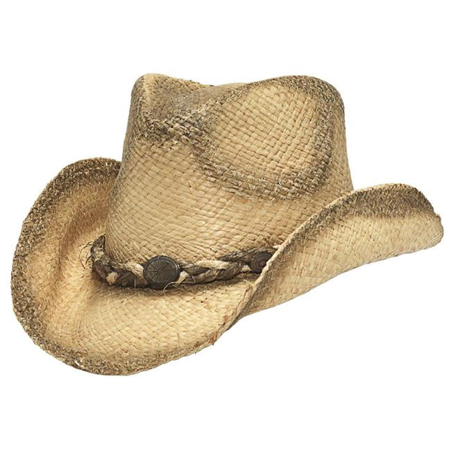 3D Belt D36201-XL South TX Rustic-Raffia-Hondo Crow Hat - Extra Large ...