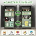 Pantry Cabinets for Kitchen Storage,61.02”Tall Kitchen Storage Cabinets ...