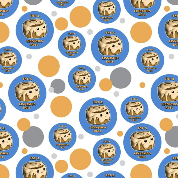 I'm A Cinnamon Roll Kawaii Premium Gift Wrap Wrapping Paper Roll ...