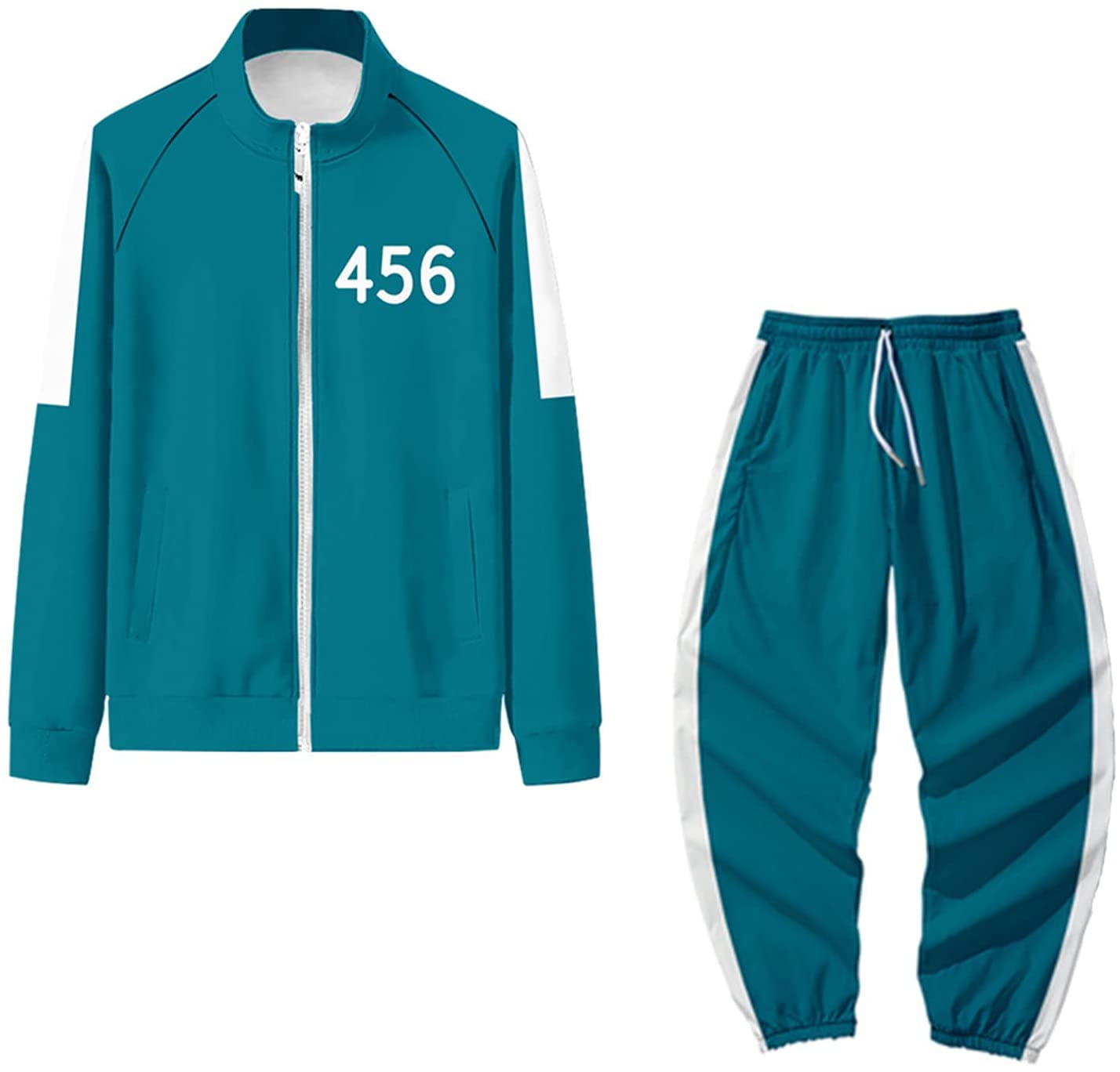 Squid Game Tracksuits Set,Squid Game Hoodie Pants Suit,Squid Game ...