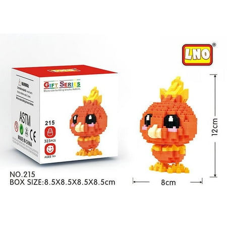 New Small Building Pokemon Blocks Small Cartoon Picachu Animal Model/19 ...
