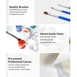 SUMGAR American Flag Paint by Numbers Kit for Adults Bald Eagle ...