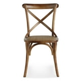 Poly & Bark Cafton Crossback Chair in Walnut - Walmart.com