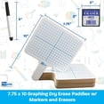 Flipside Products Two-Sided Rectangular Dry Erase Graphing Paddles ...