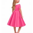 Formal Party Dresses Girls Collared Vintage Cocktail Dress Retro Short ...