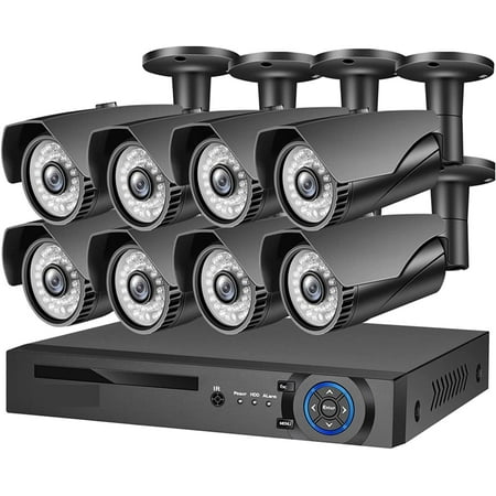 Security Camera System Outdoor 4K 8MP Ai Face Detection Security CCTV ...